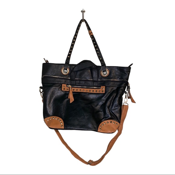 Yoki | Bags | Large Faux Leather Crossbody Or You Can Switch Up And Use ...